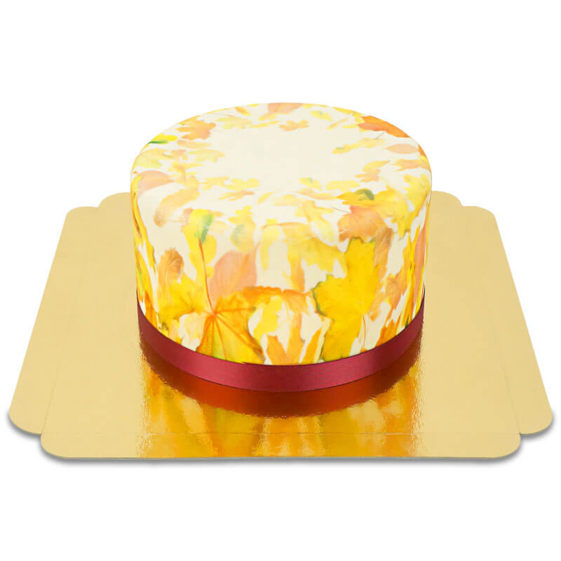 Gâteau Deluxe - Feuilles d'Automne – deineTorte.de