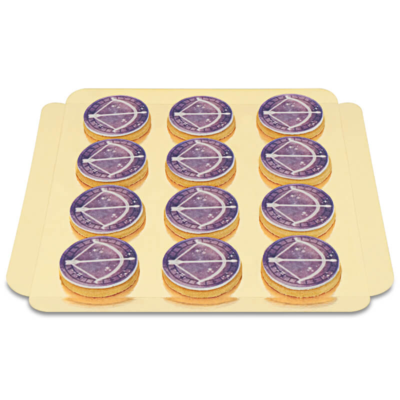 Biscuits astrologiques Sagittaire (12 pièces) 🍰 votregateau.fr